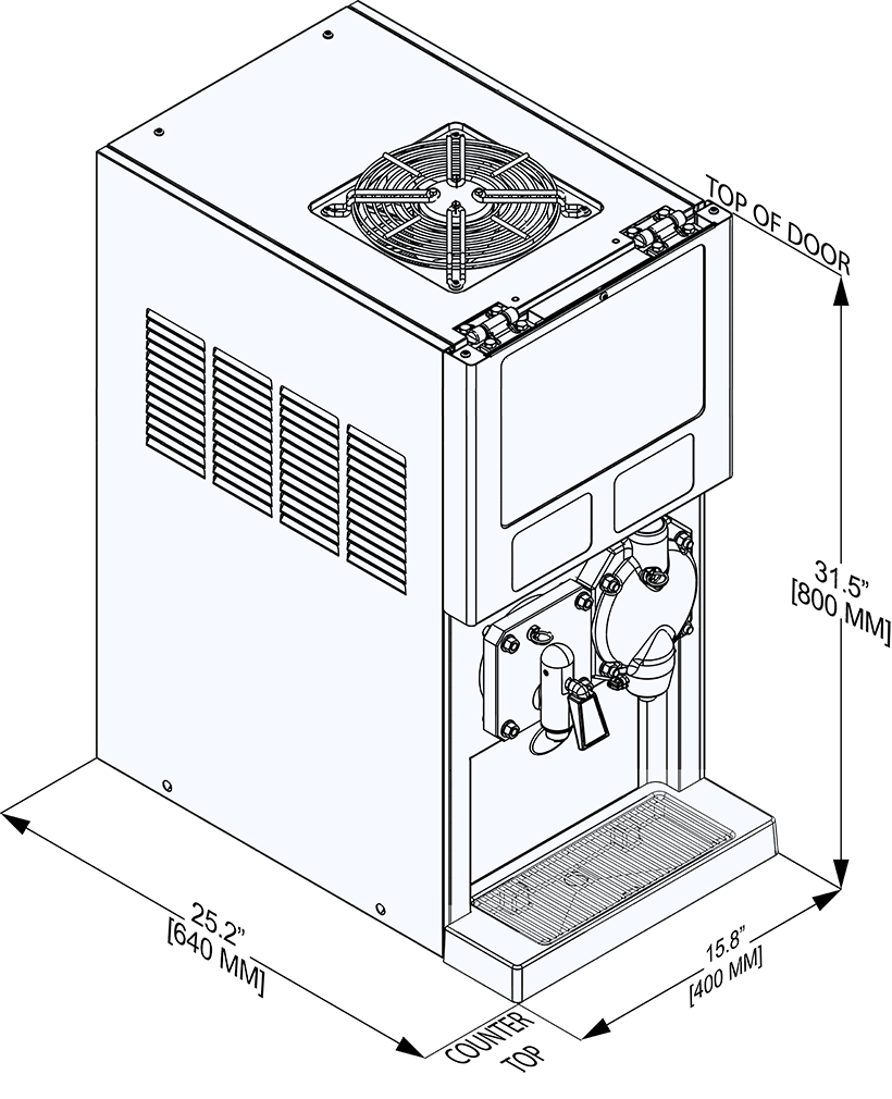 Frozen Beverage Dispensing Machines | 37X Series | FBD