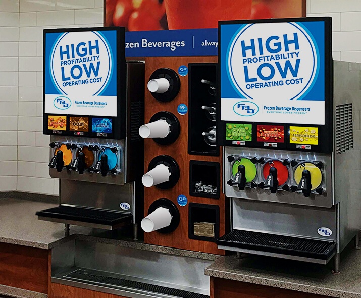 Frozen Beverage Dispenser & Beverage Machines | FBD Frozen