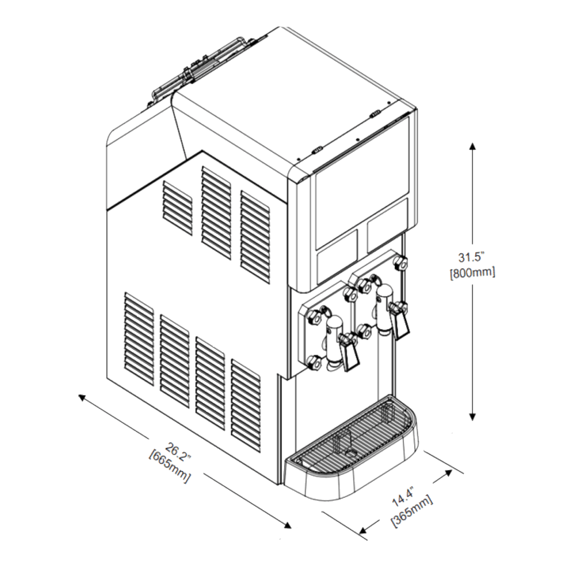 Frozen Beverage Dispensing Machines | 15X Series | FBD